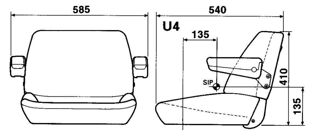 KAB U4 Seat. KAB Seating UK